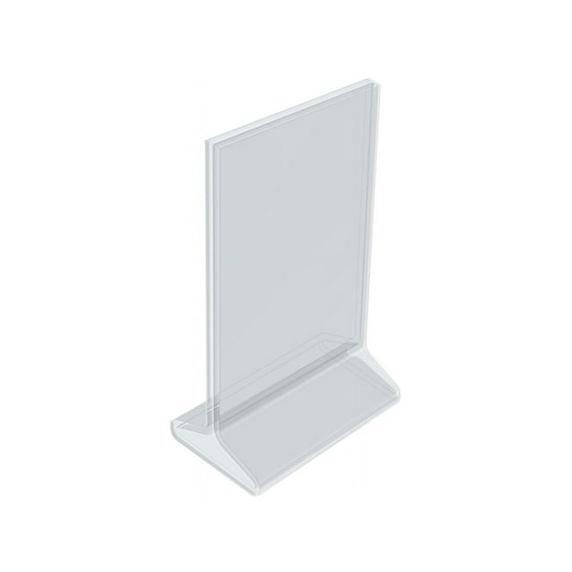Azar Displays 142726 Top Loading Clear Acrylic T-Frame Sign Holder 4 ...