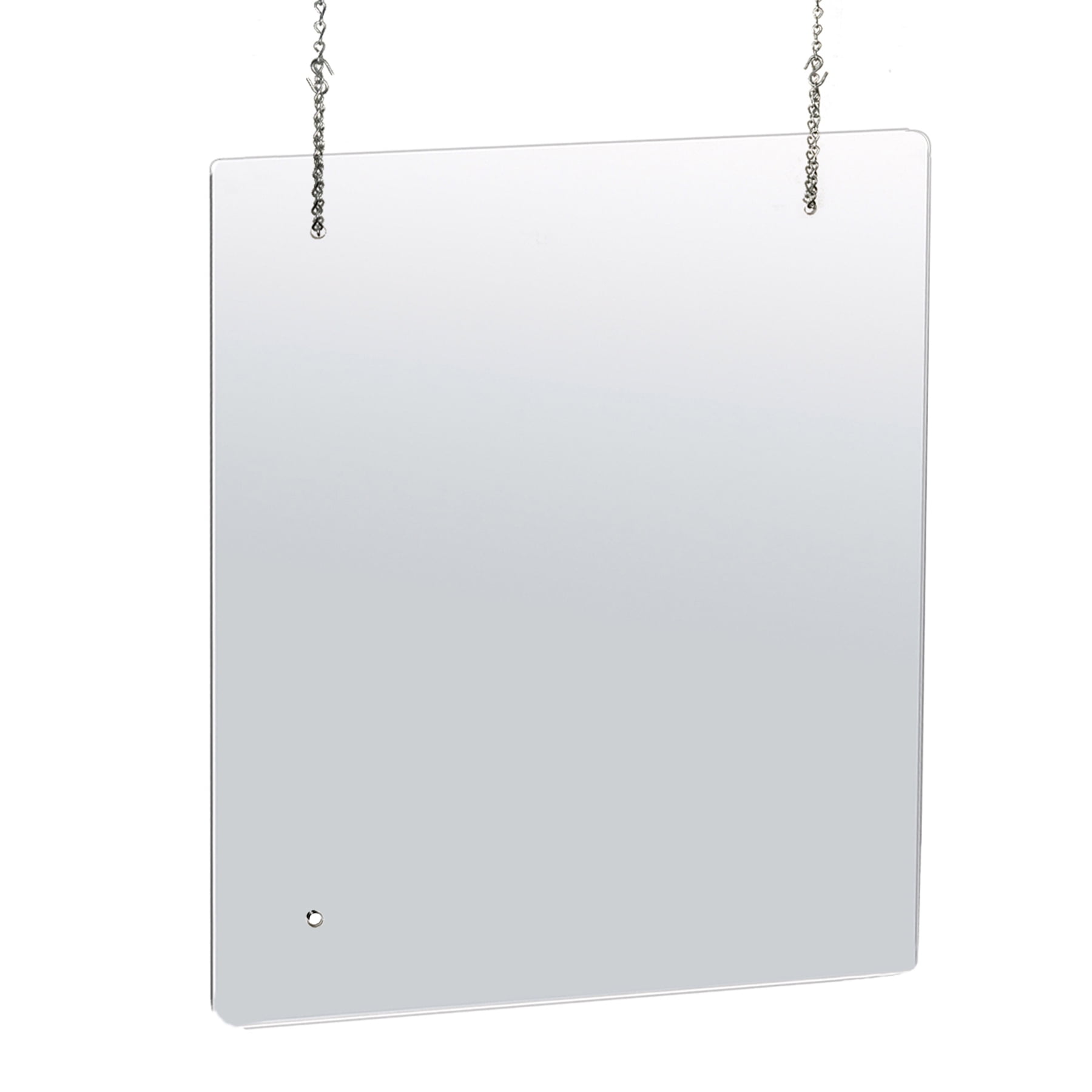 Azar Displays 179966-100 30" x 40" Hanging Adjustable Cashier Shield ...