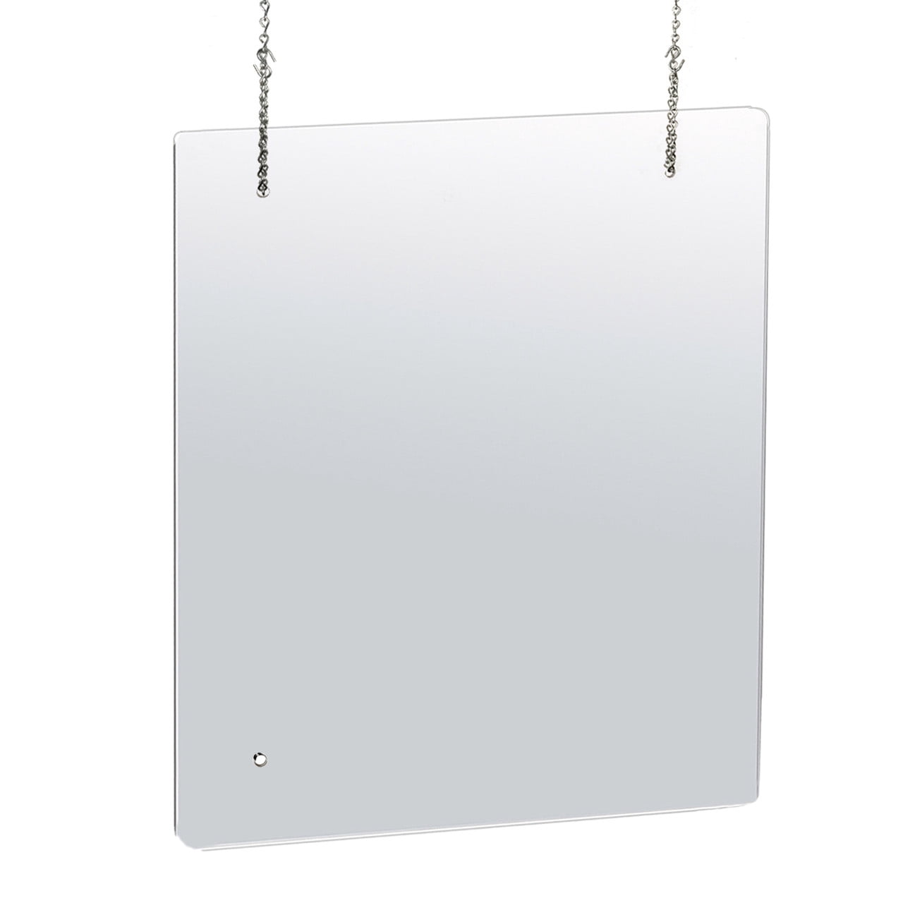 30" x 40" Hanging Adjustable Cashier Shield, Plexiglass Protective ...