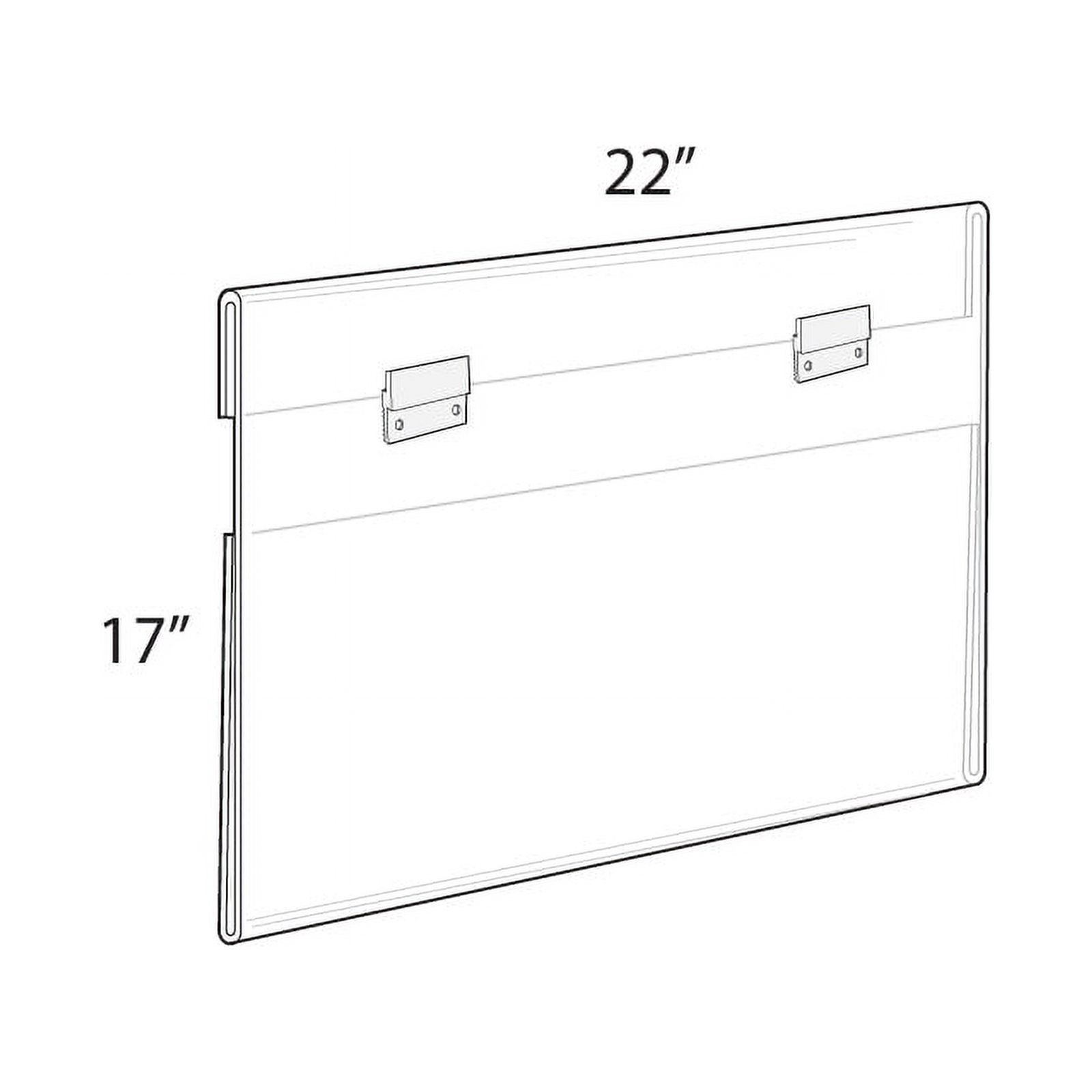 Azar Displays 182739 22"W x 17"H Wall Mounted Poster Frame. Mounting ...