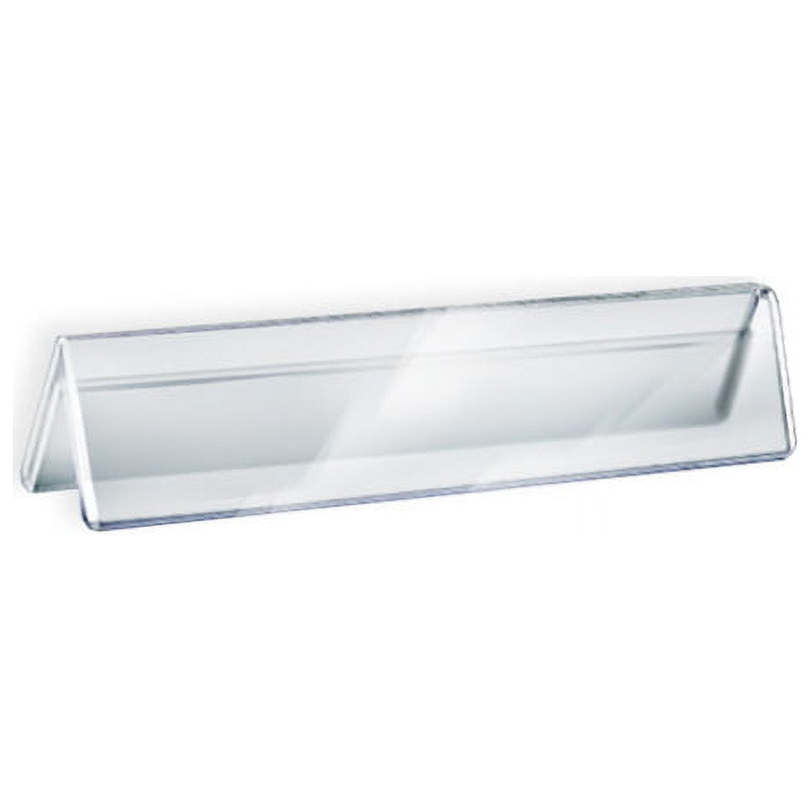 Azar Displays 192802 Two Sided Tent Style Clear Acrylic Sign Holder and ...
