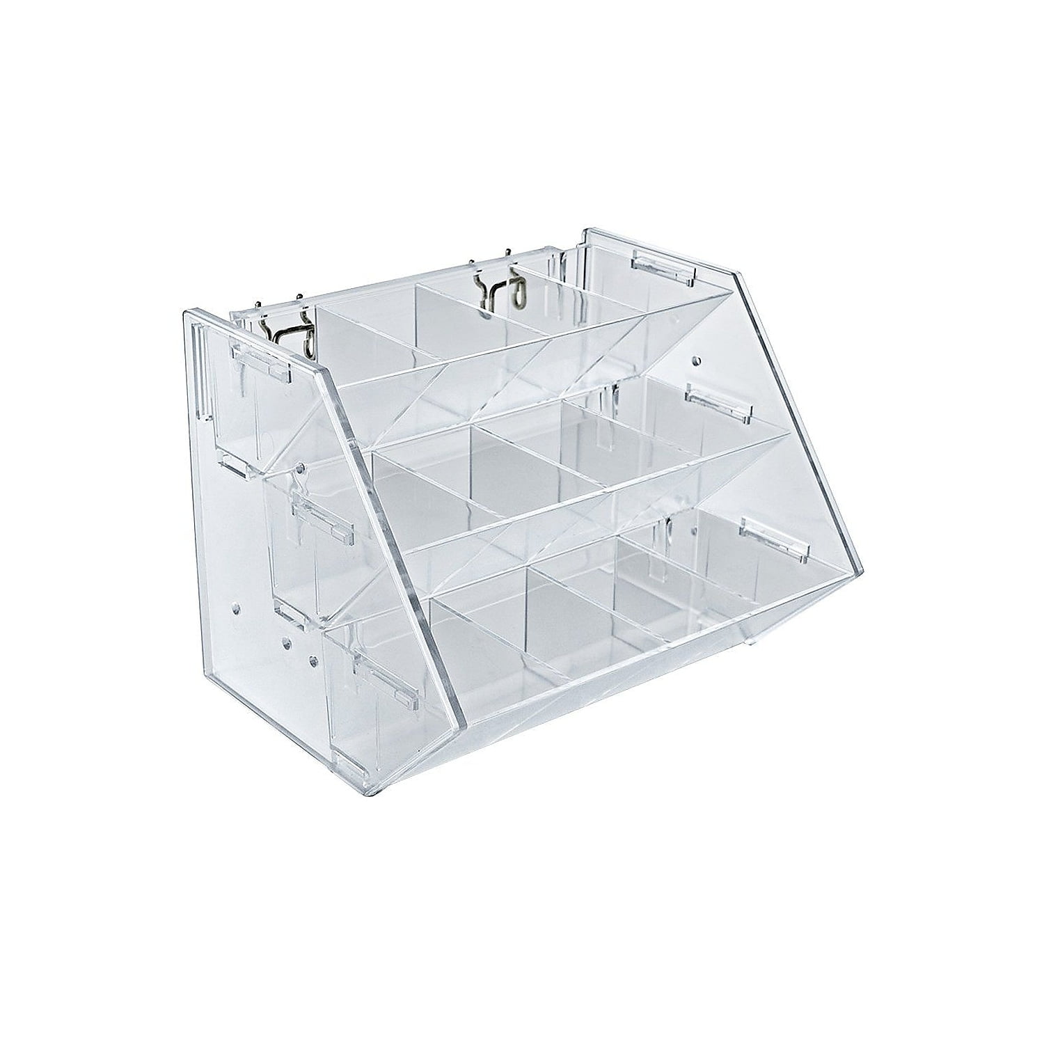 Azar Displays 223012 12 Compartment 3 Step Tray - Walmart.com