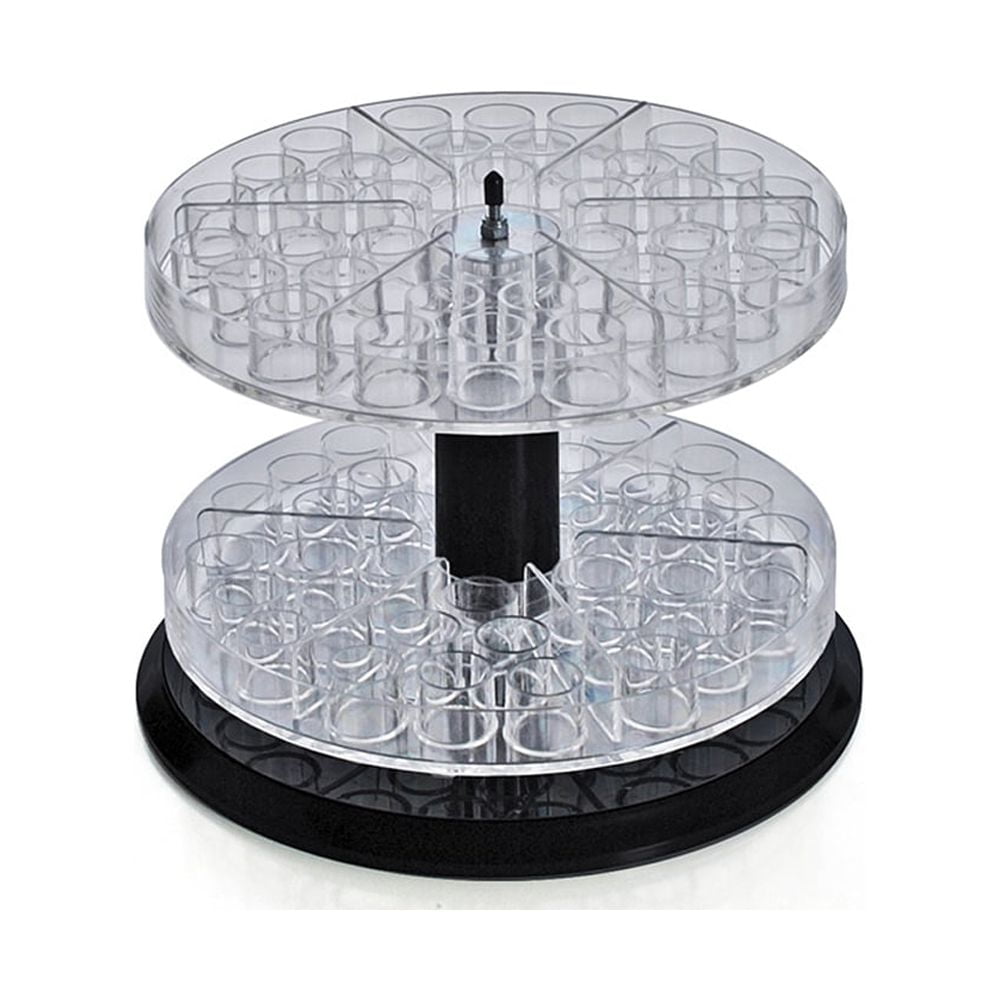 Azar Displays 225025 Two Tier Revolving Display 8"H x 11"Dia. - round ...