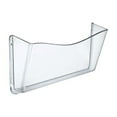 Azar Displays 250025 Clear Plastic Wall Mount File Holder with Hanging ...