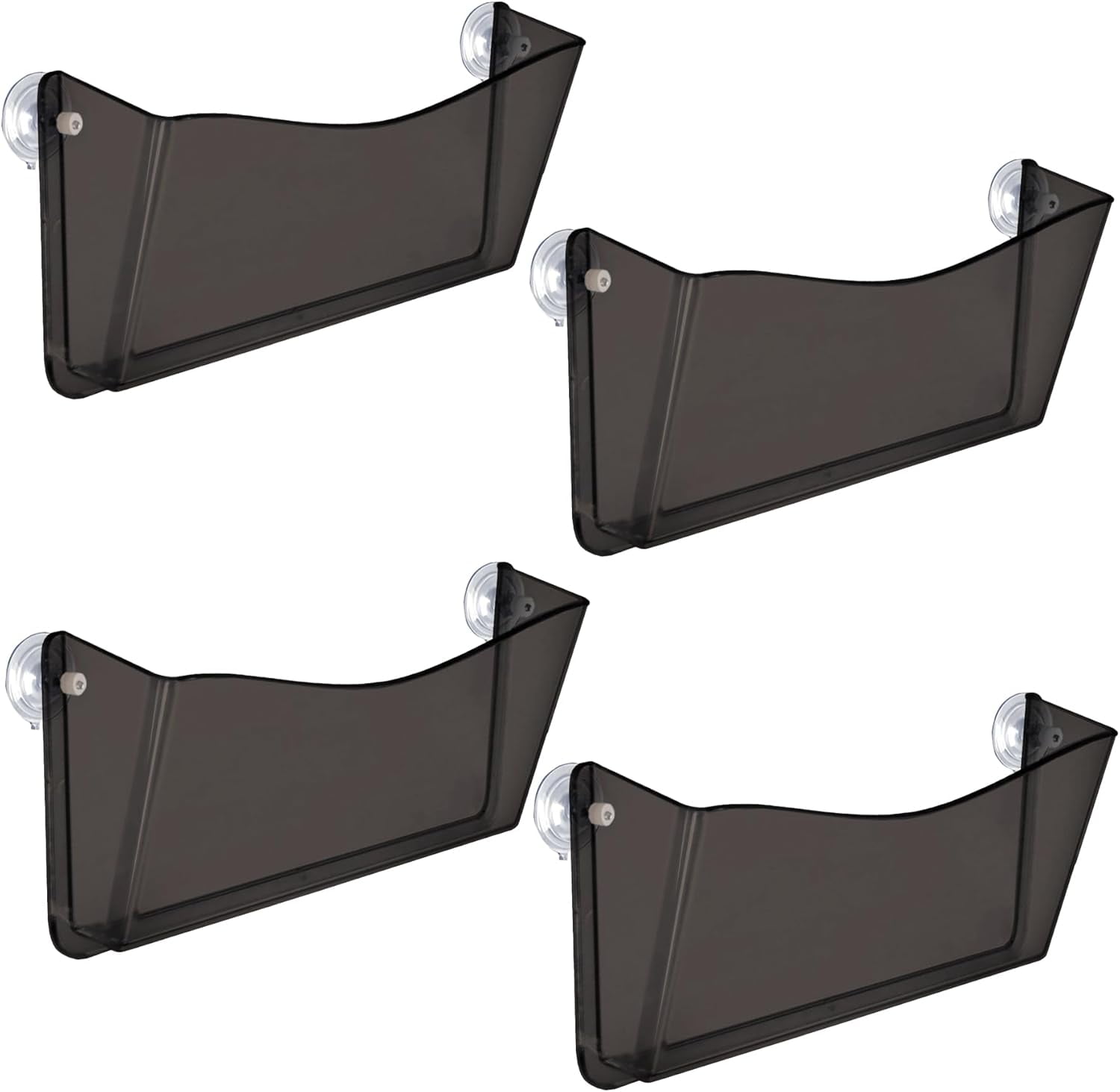 Azar Displays 250055-SMK Plastic Wall Mount File Holder with Suction ...