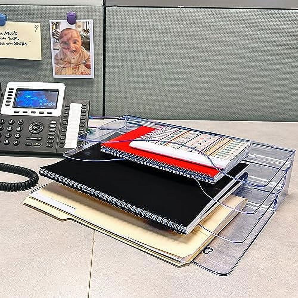 Azar Displays 250099-6PK Three Tier File and Brochure Desktop Wall ...