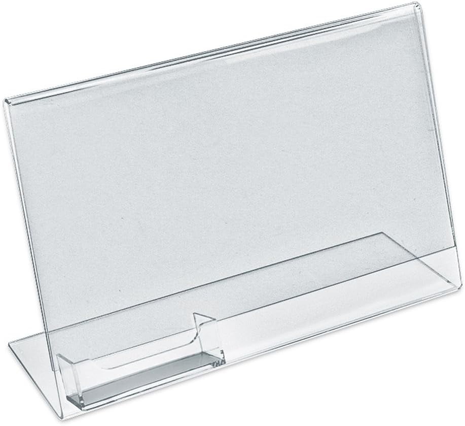 Azar Displays 252041 11" W x 8.5" H Horizontal Double Sided, Stand Up ...