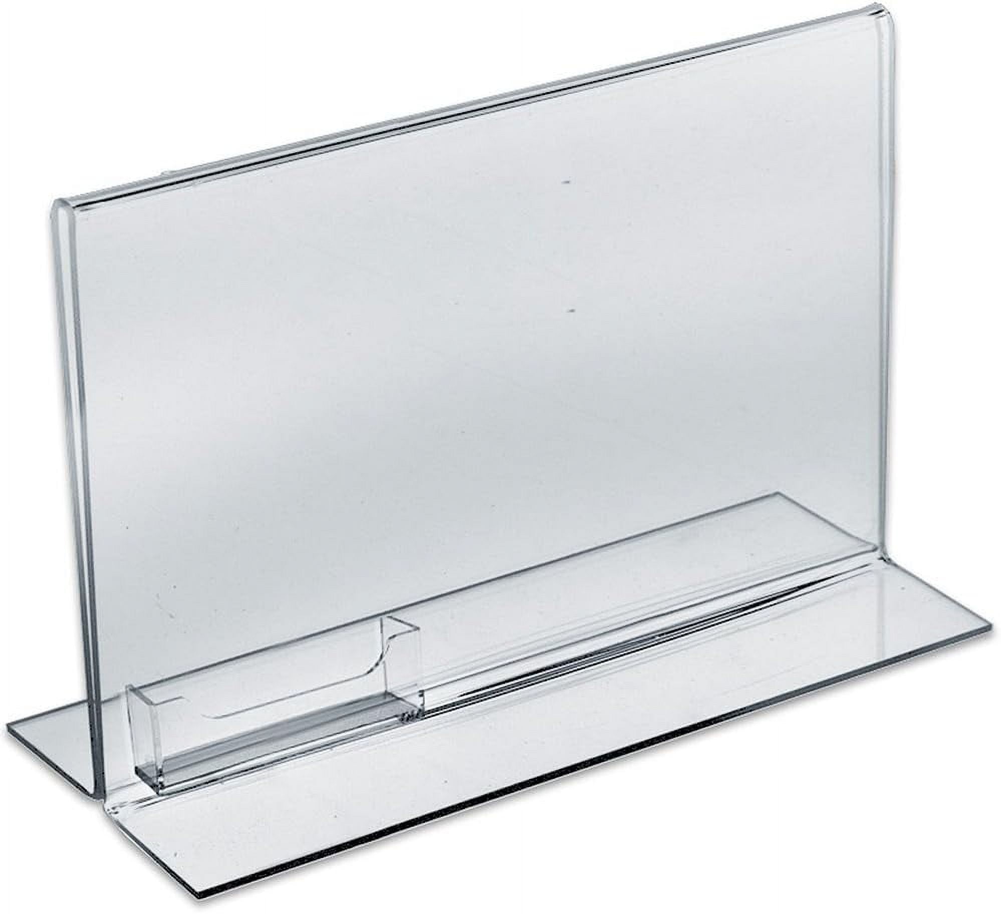 Azar Displays 252042 11" W x 8.5" H Horizontal Double Sided, Stand Up ...