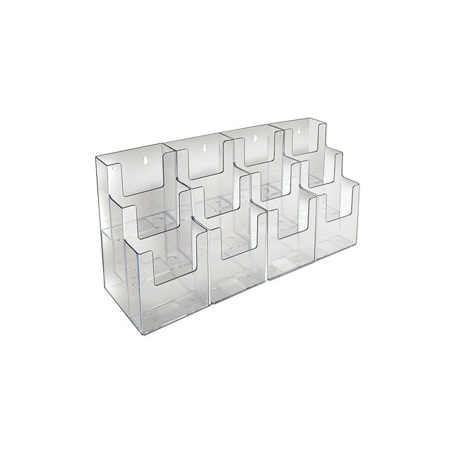 Azar Displays 252818 Three-Tiered Tri-Fold Brochure Counter Display (12 ...