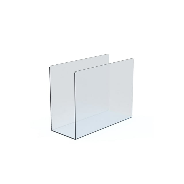 Azar Displays 255084 Clear Acrylic Desk File Holder- Large, 4-Pack ...