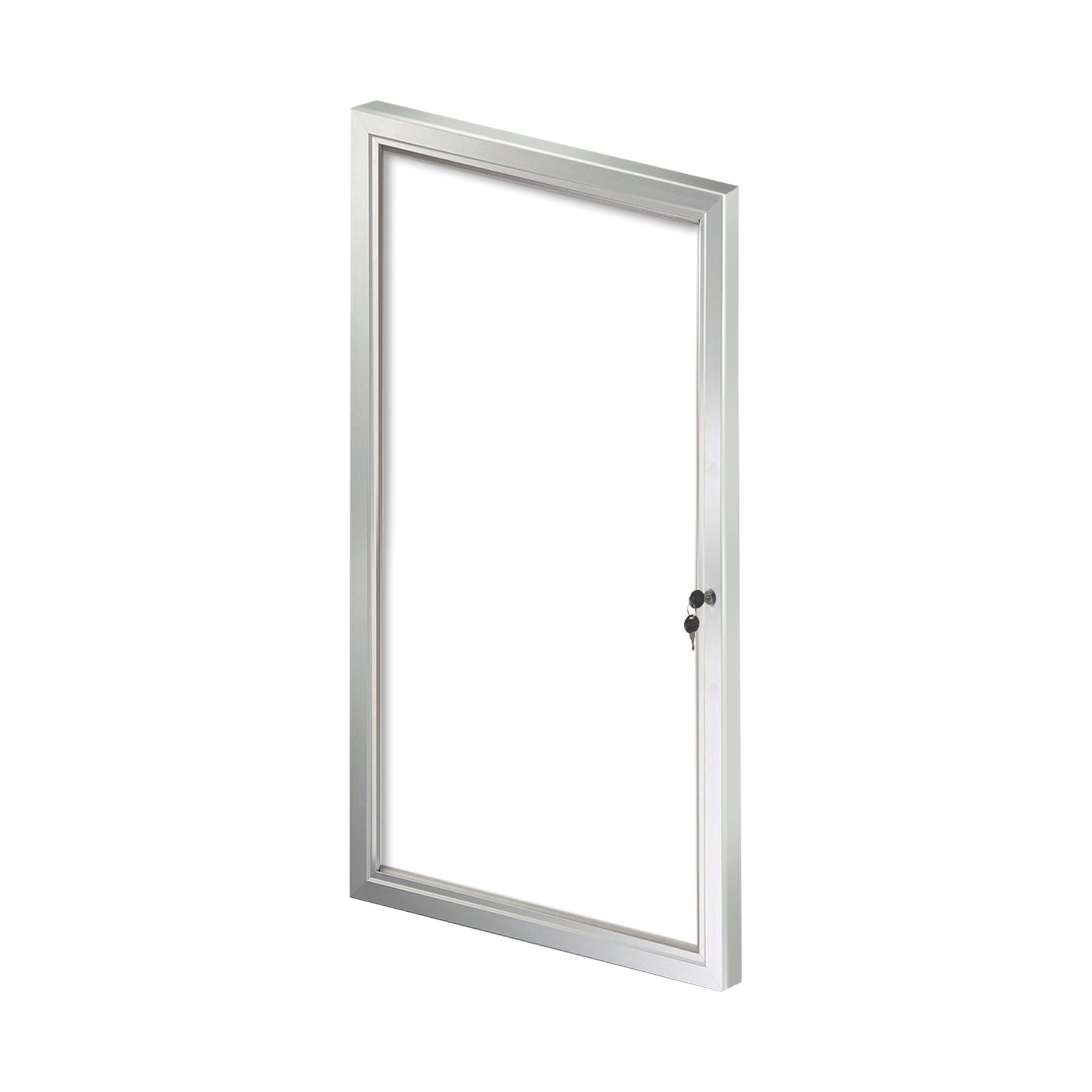 Azar Displays 300221 Medium Enclosed Magnetic Message Board w/ Lock ...