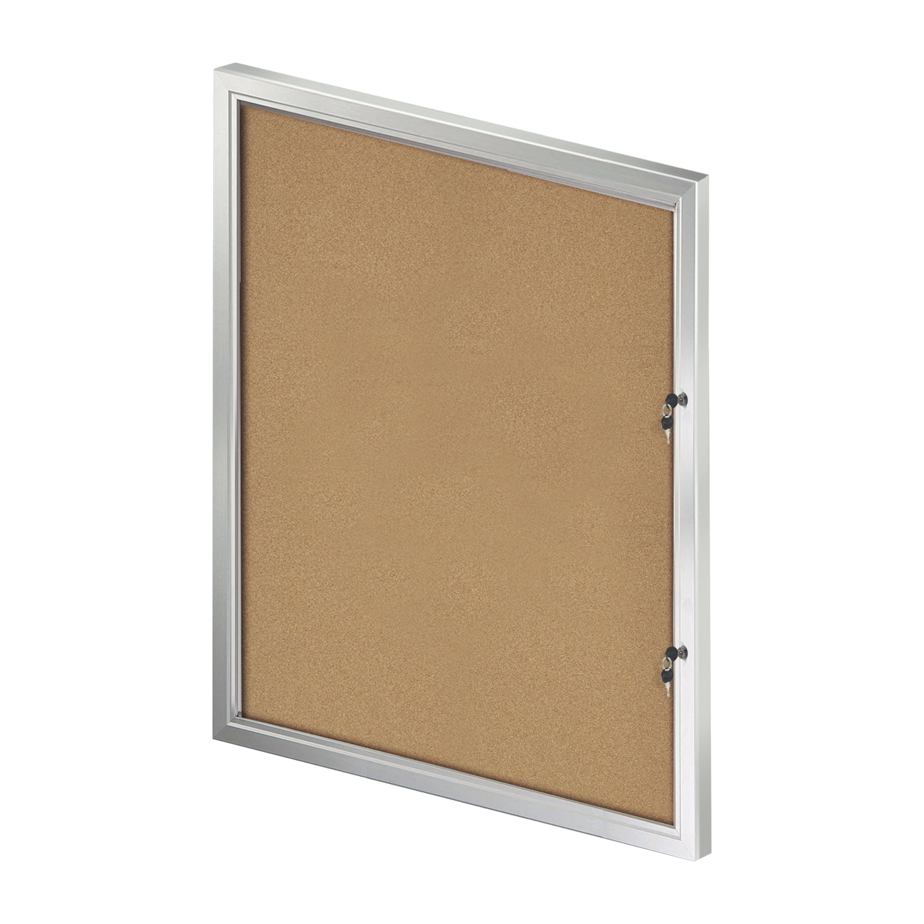 Azar Displays 300231 Large Enclosed Cork Bulletin Board w/ Lock & Key ...