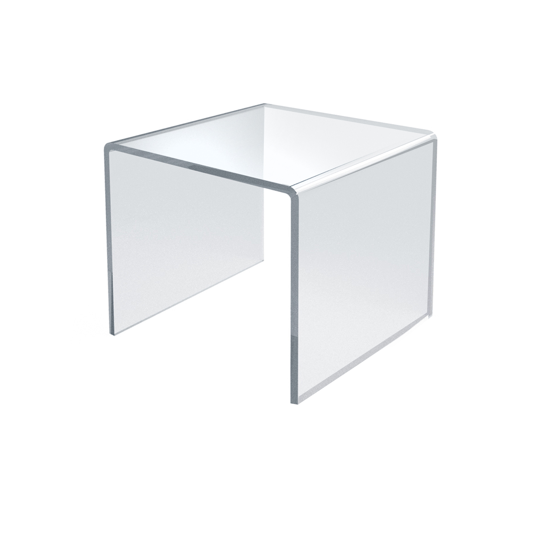 Azar Displays 515322 Clear Acrylic Riser Pedestal Display 5.5"W x 5.5"D ...