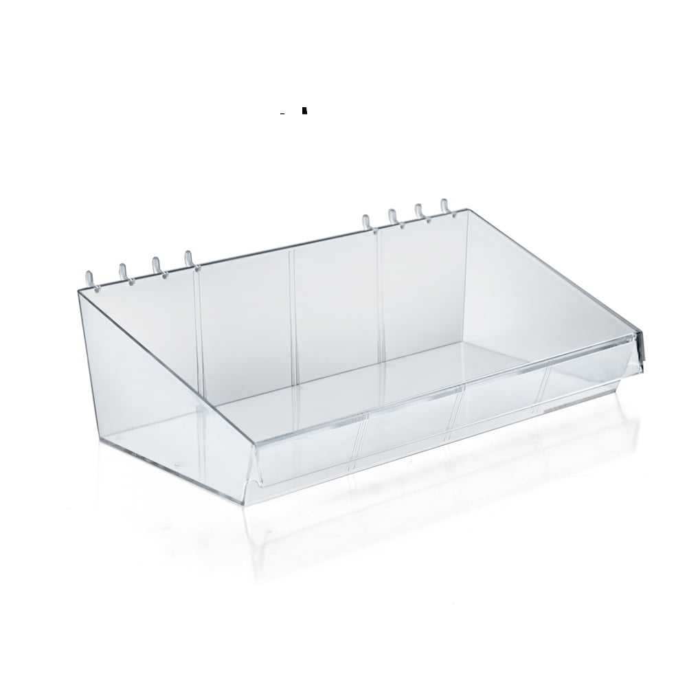 Azar Displays 556115 13"W X 7"D X 4"H Divider Bin, 4-Pack - Walmart.com