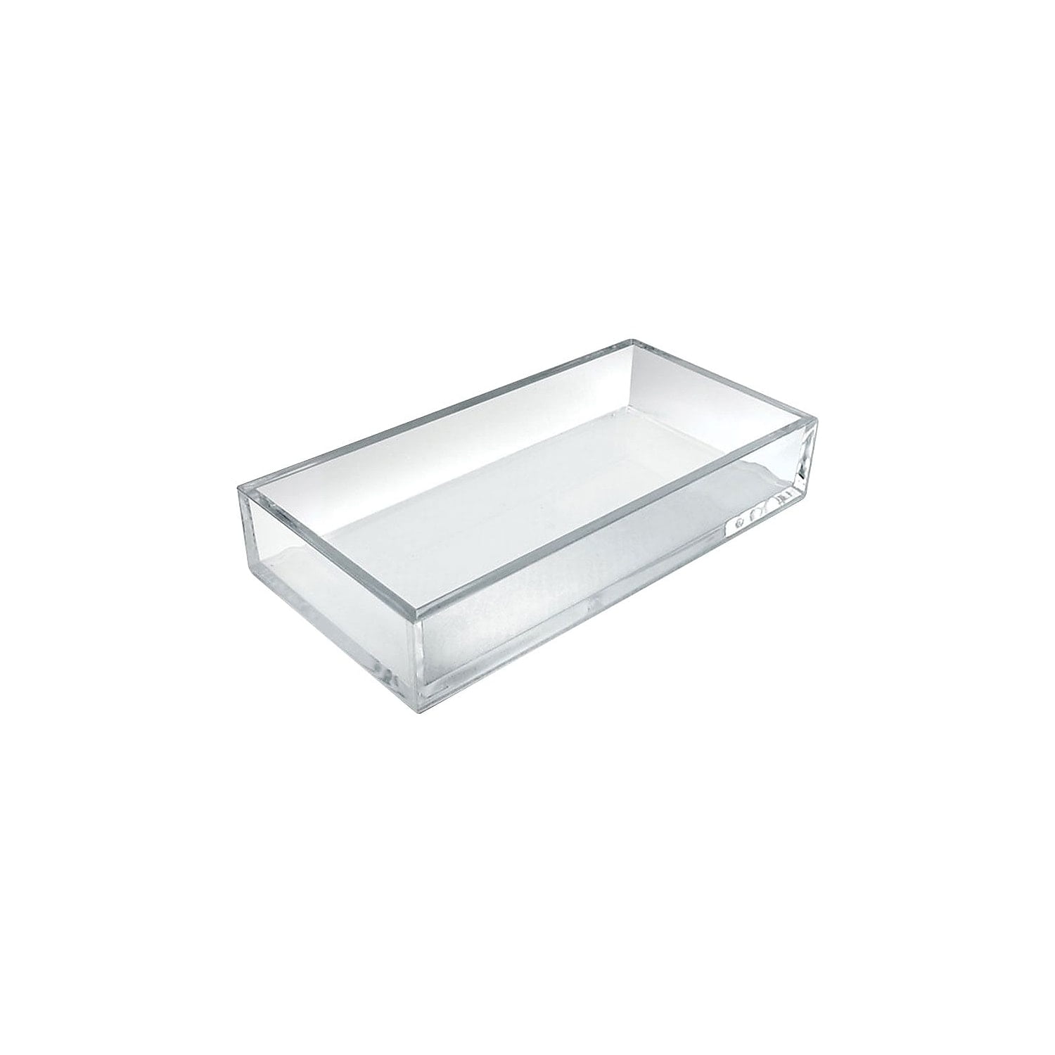 Azar Displays 556206 Large Deluxe Clear Acrylic Rectangle Tray ...