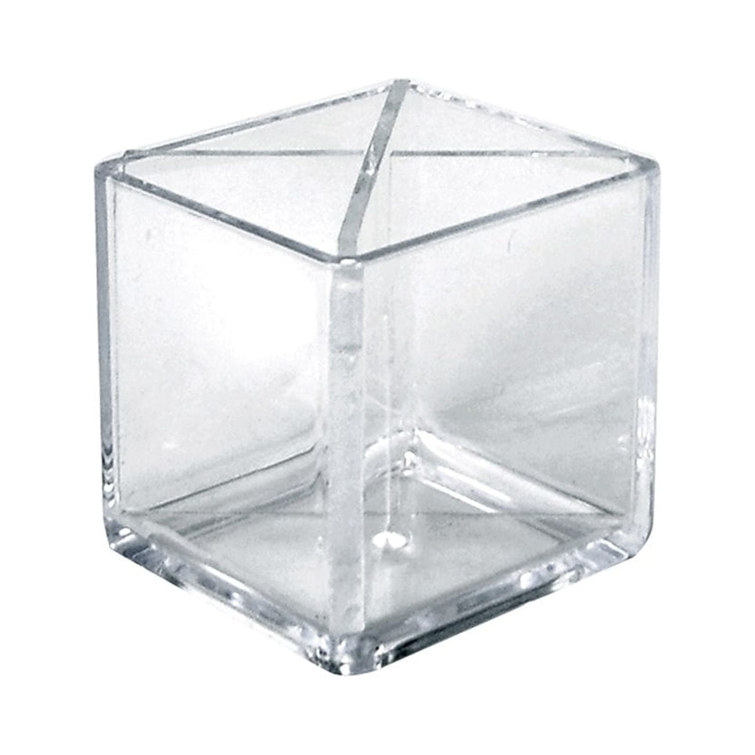 4" Cube Pencil Holder with Divider, 2-Pack - Walmart.com