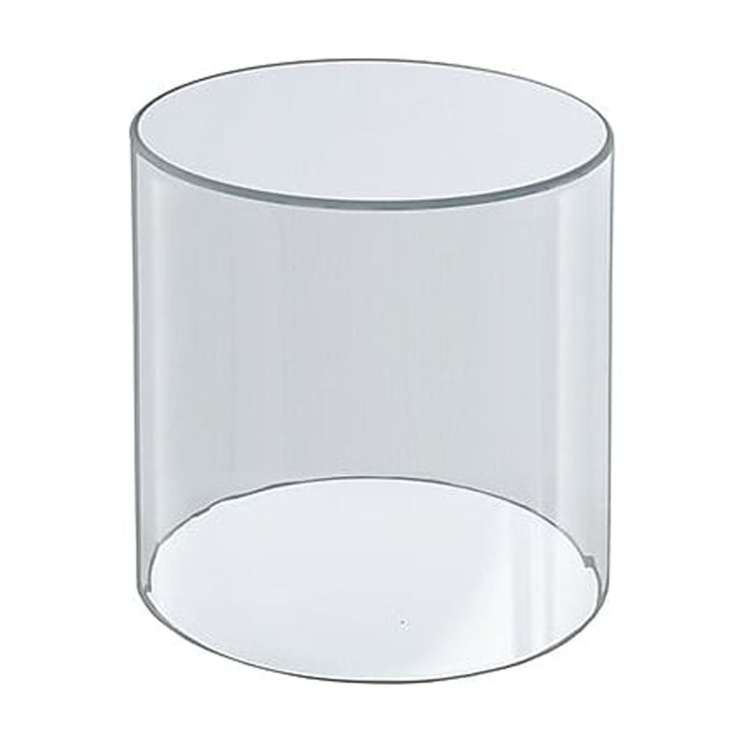 Azar Displays 556406 Clear Acrylic Cylinder Display, Plastic Round ...