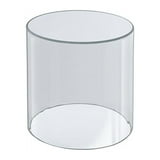 Azar Displays 556406 Clear Acrylic Cylinder Display, Plastic Round ...
