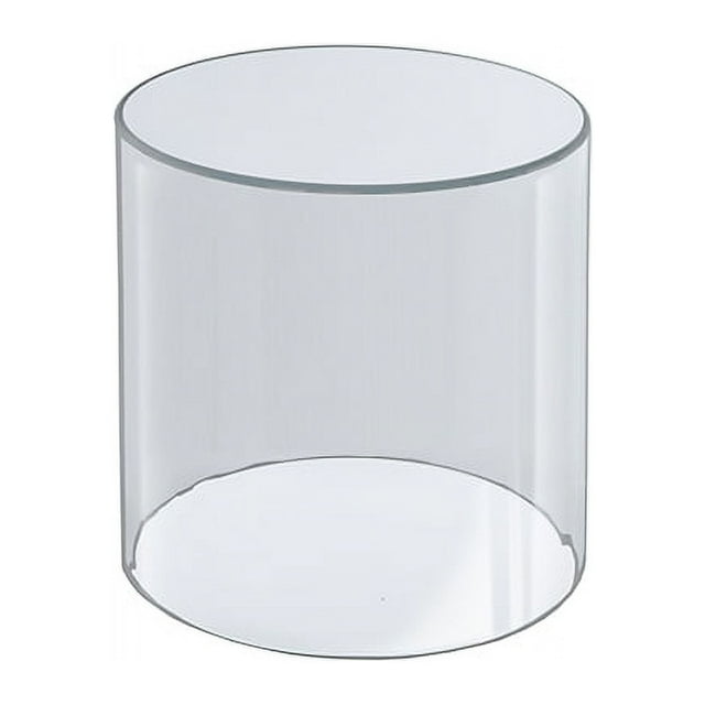 Azar Displays 556406 Clear Acrylic Cylinder Display, Plastic Round ...