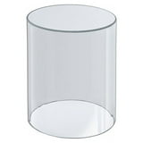 Azar Displays 556408 Clear Acrylic Cylinder Display, Plastic Round ...