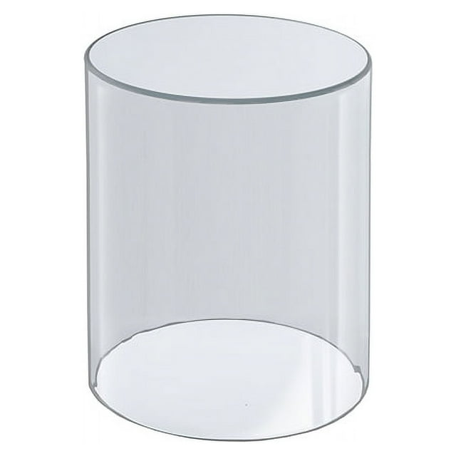 Azar Displays 556408 Clear Acrylic Cylinder Display, Plastic Round ...
