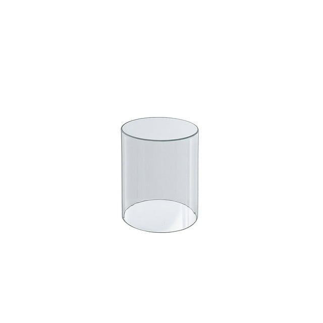 Azar Displays 556408 Clear Acrylic Cylinder Display, Plastic Round ...