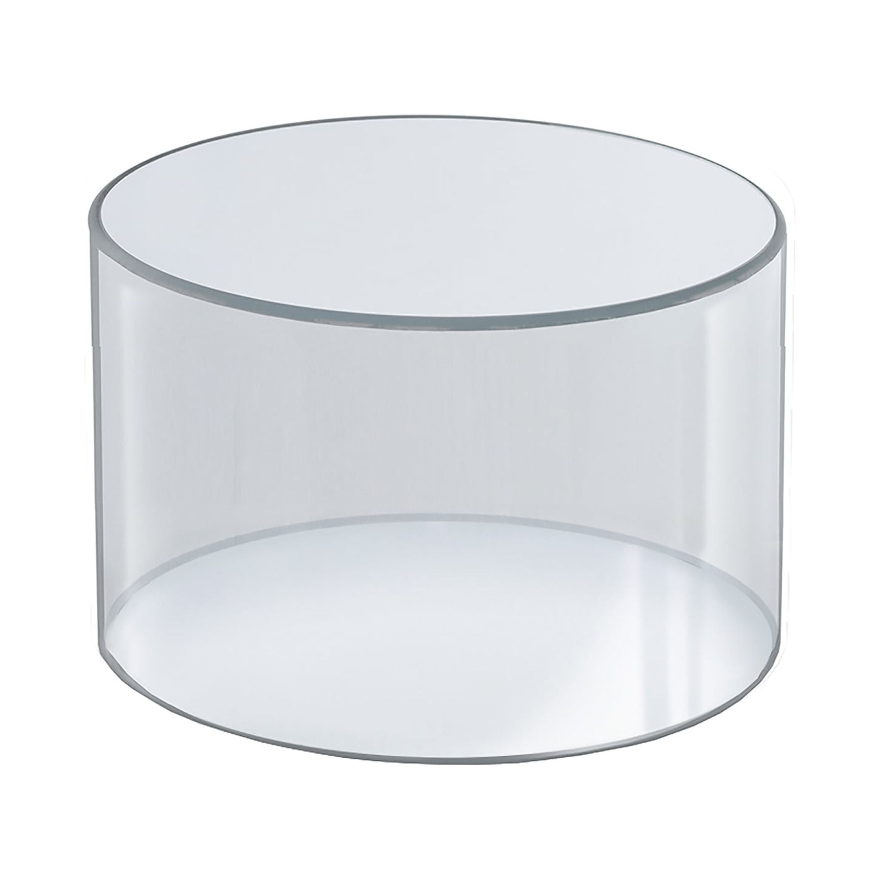 Azar Displays 556805 Clear Acrylic Cylinder Display, Plastic Round ...