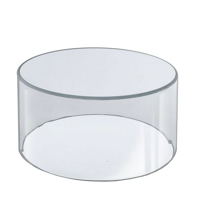 Azar Displays 556905 Clear Acrylic Cylinder Display, Plastic Round ...