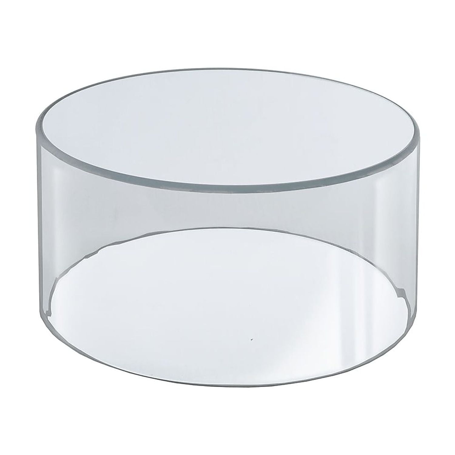 Azar Displays 556905 Clear Acrylic Cylinder Display, Plastic Round ...