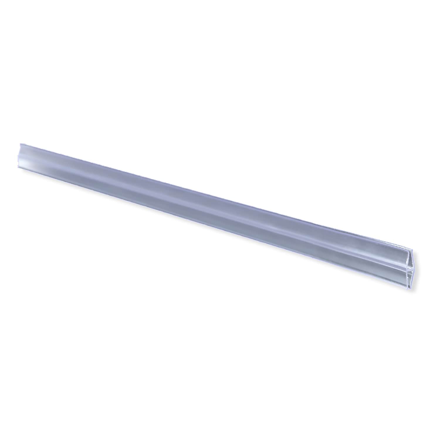 Azar Displays 600057 72"L x 0.125"W x 0.875"H Clear H-Strip Sign Holder ...