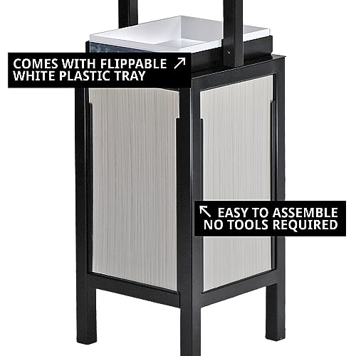 Azar Displays, 655000, Retail Display Tower with 3 Tiers, Tall Cosmetic ...