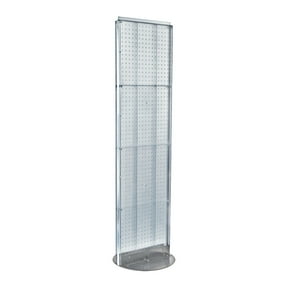 SSWBasics 5'H Rotating Pegboard Display Tower - Freestanding Large ...