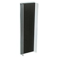 Azar Displays 700350-BLK Black 13.5"W x 44"H Pegboard Powerwing Display ...