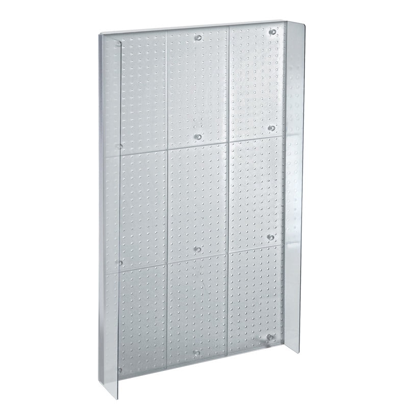 24"W x 48"H Pegboard Powerwing Display (CLEAR FROST ONLY) - Walmart.com