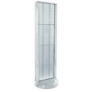 Azar Displays 700780-CLR Clear Two-Sided Pegboard Floor Display On a ...