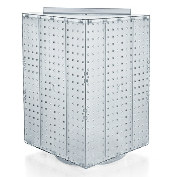 Four-Sided Revolving 14"W x 20"H Pegboard Counter Display - Walmart.com