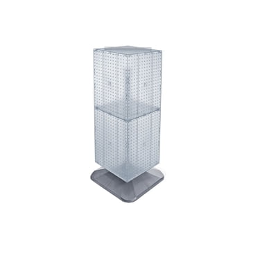 SSWBasics 5'H Rotating Pegboard Display Tower - Freestanding Large ...