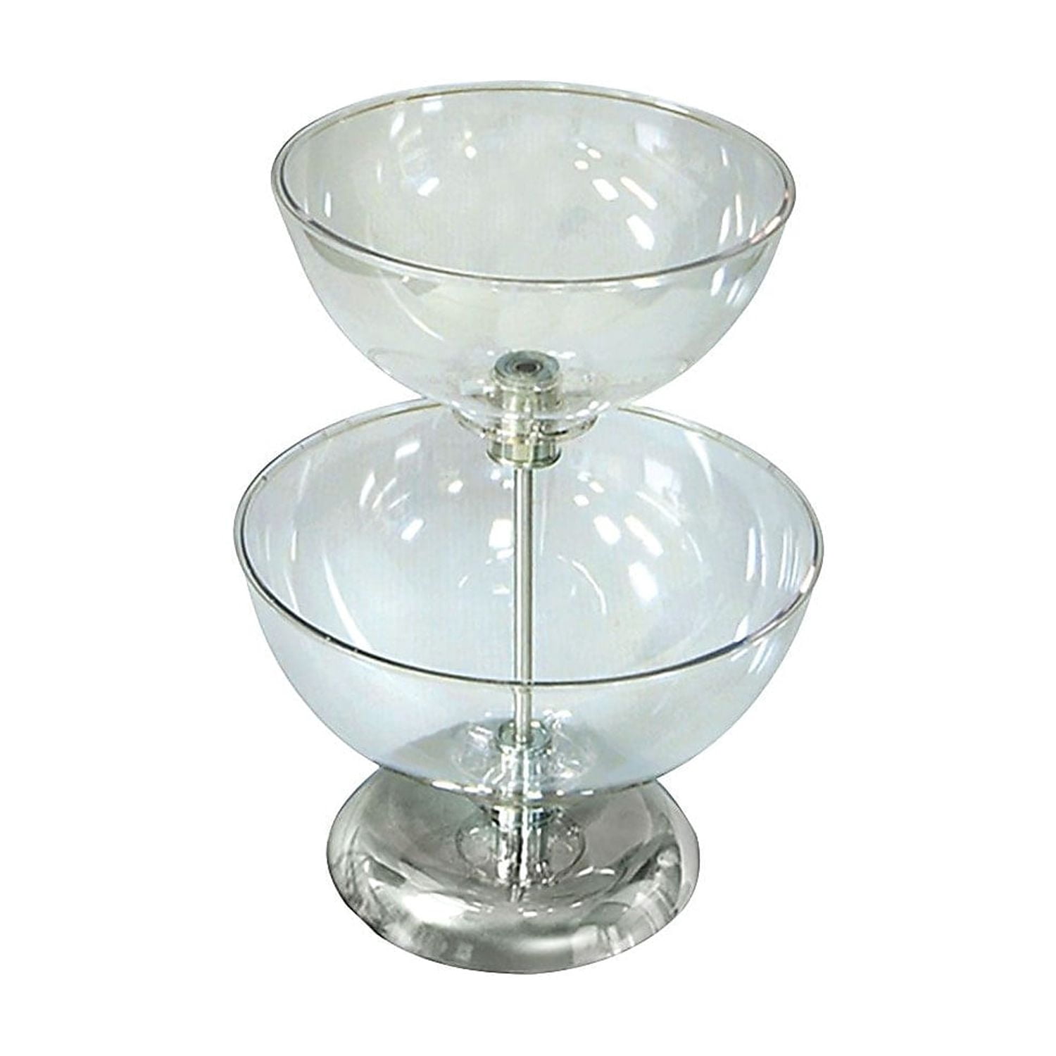 Azar Displays 720204 Two-Tier 10" & 12" Bowl Counter Display - Walmart.com
