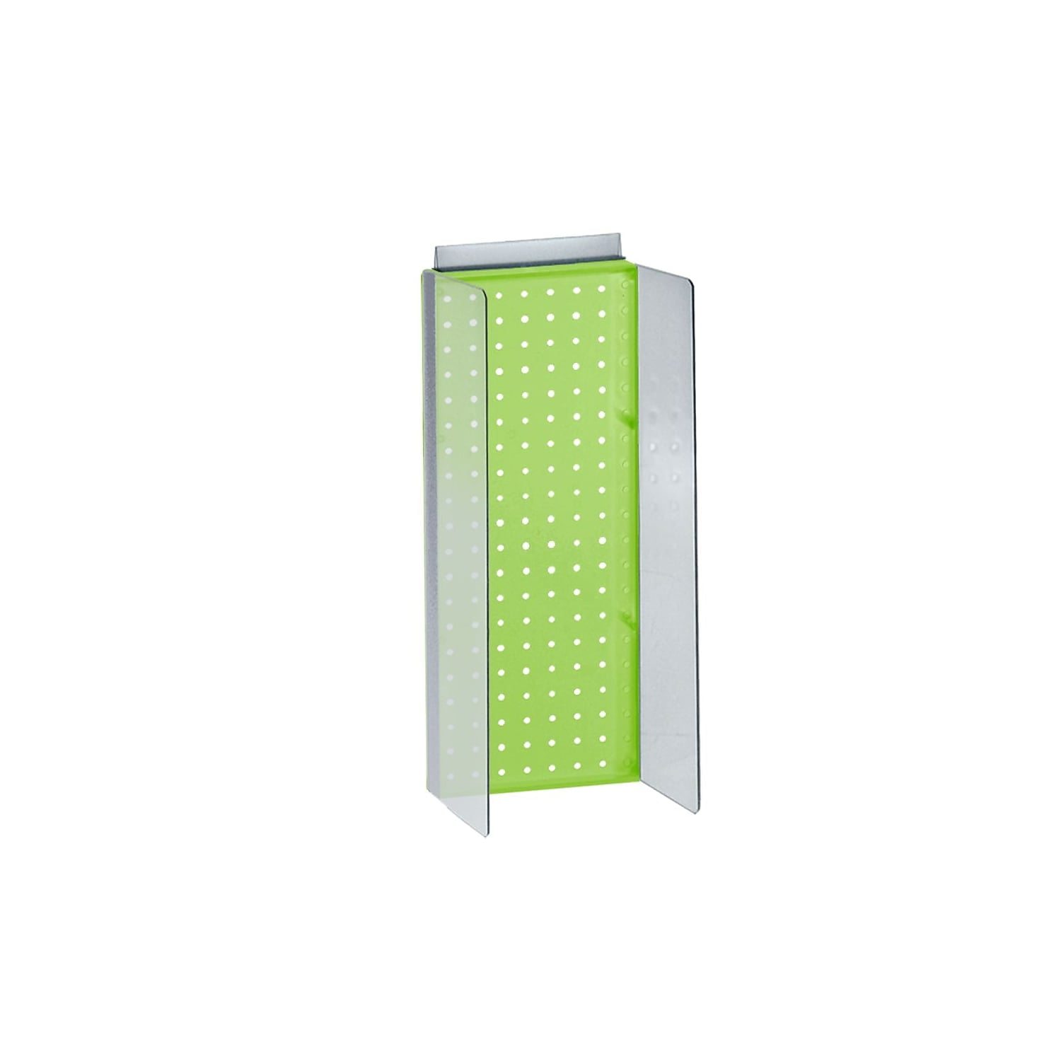 Azar Displays 8" x 20.62" Pegboard Powerwing Display Green 700359-GRE ...