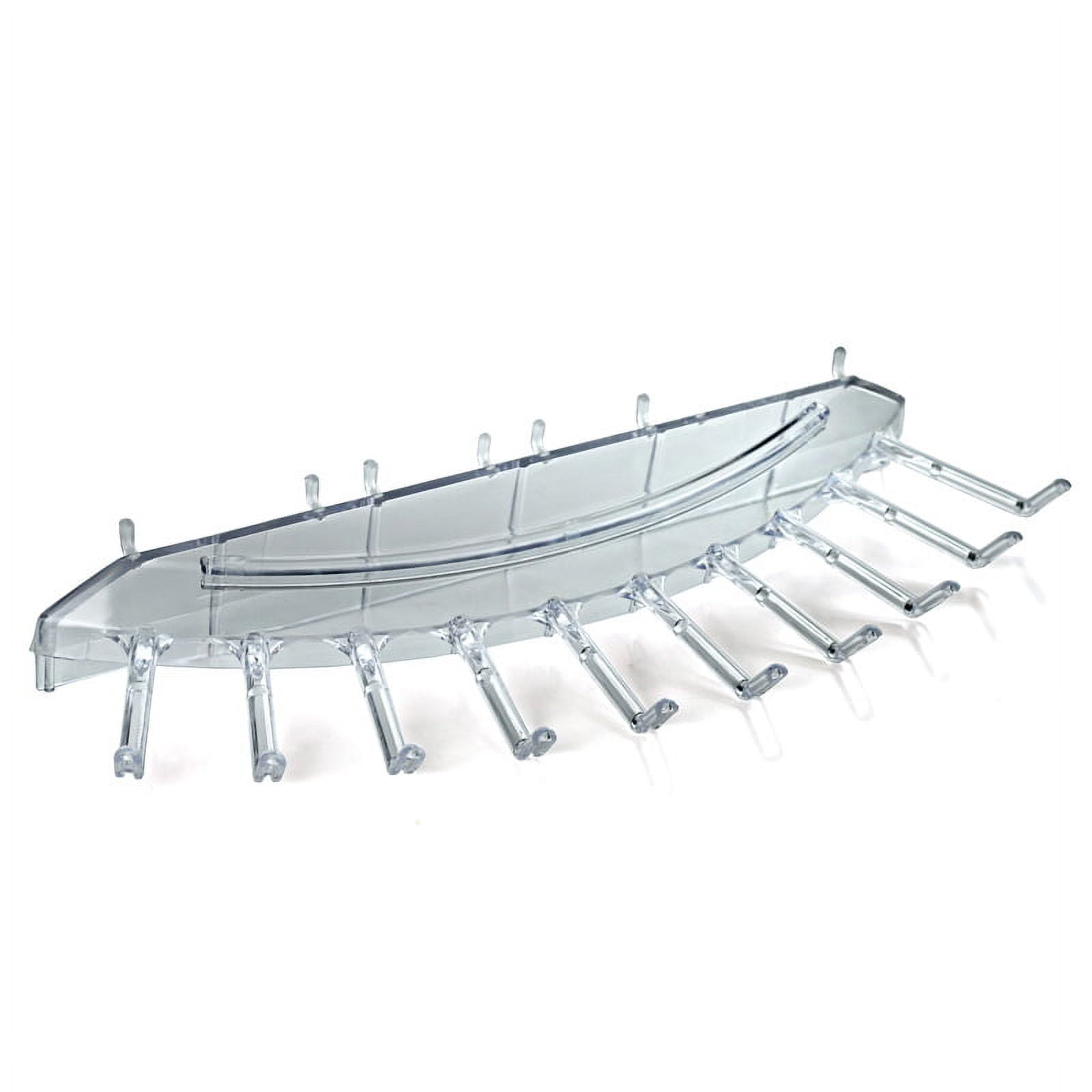 Azar Displays 800025 Ten Hook Necklace Bar for Pegboard or Slatwall ...