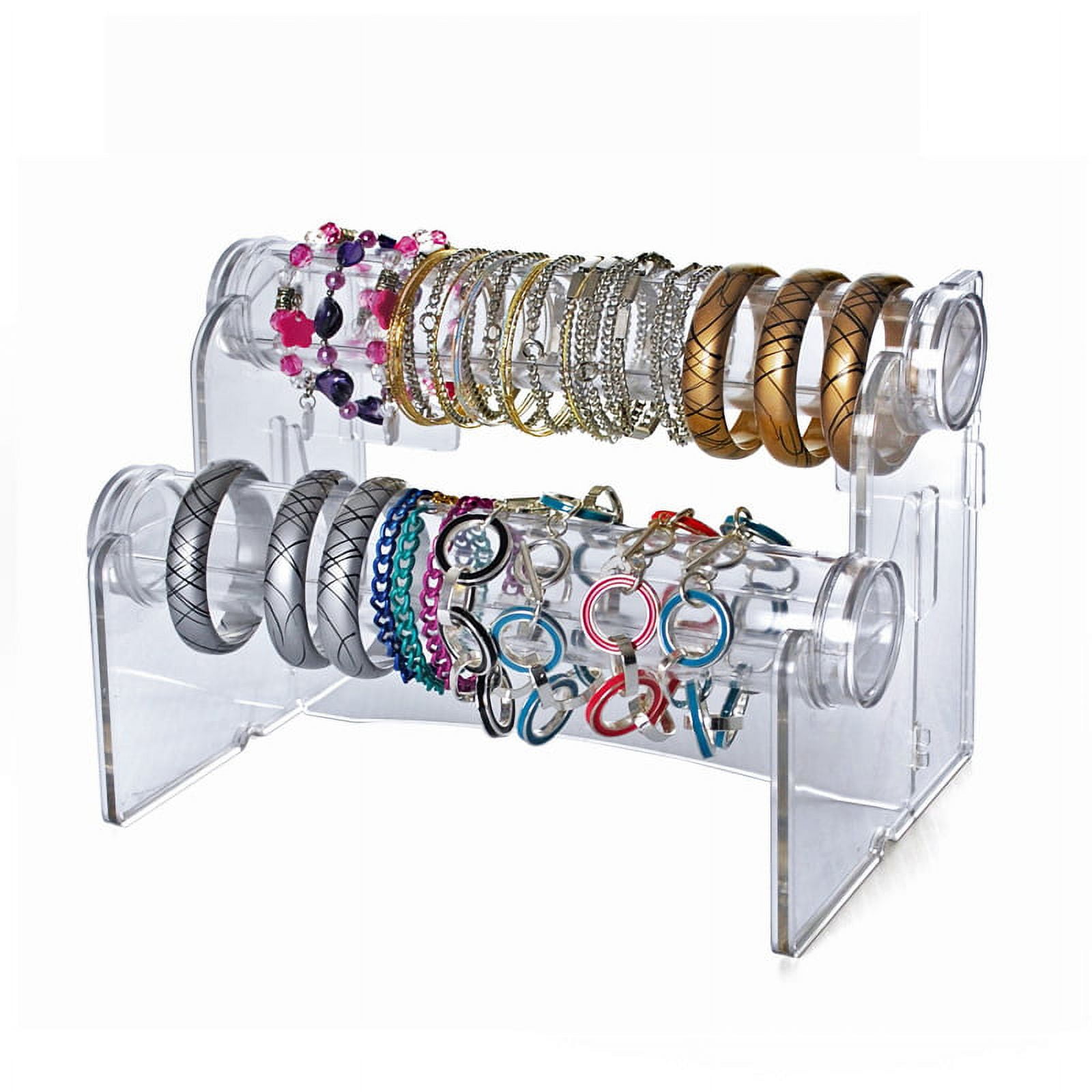 Azar Displays 900062 2-Tier Horizontal Counter Bracelet Bar - Walmart.com