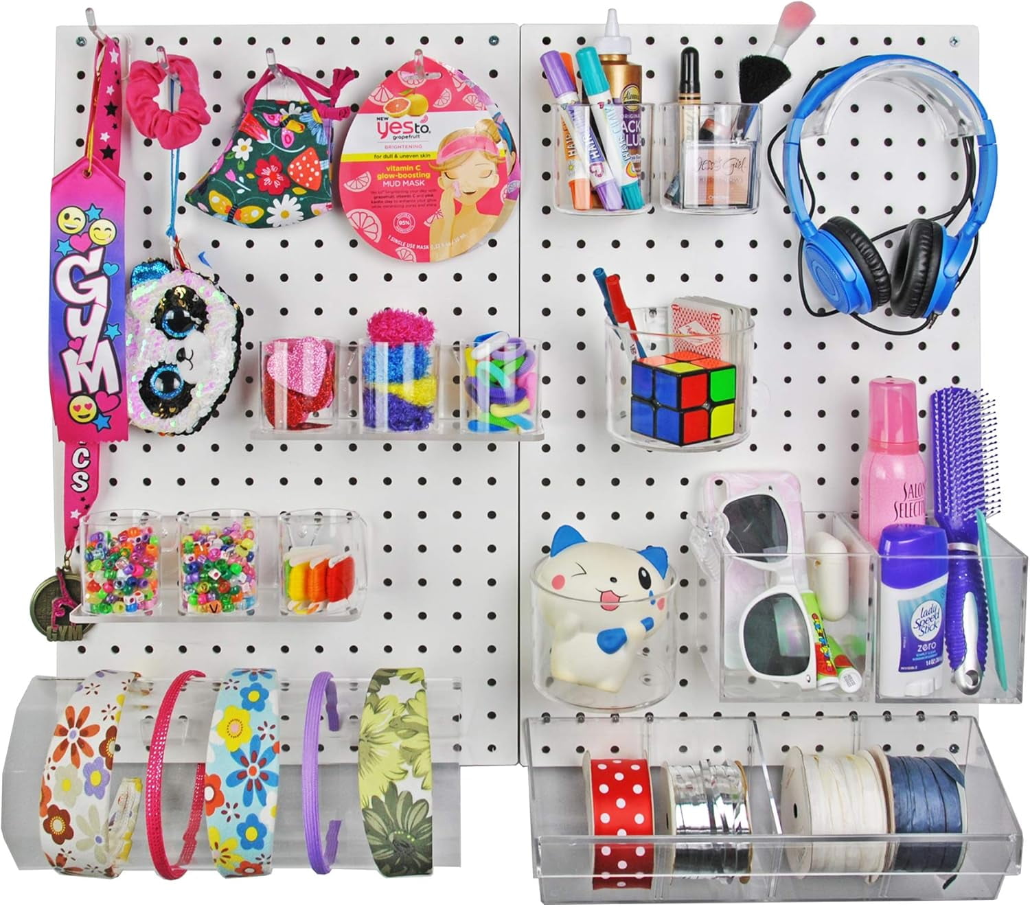 Azar Displays 900944-WHT The Ultimate DIY Multi-Purpose 24-Piece ...