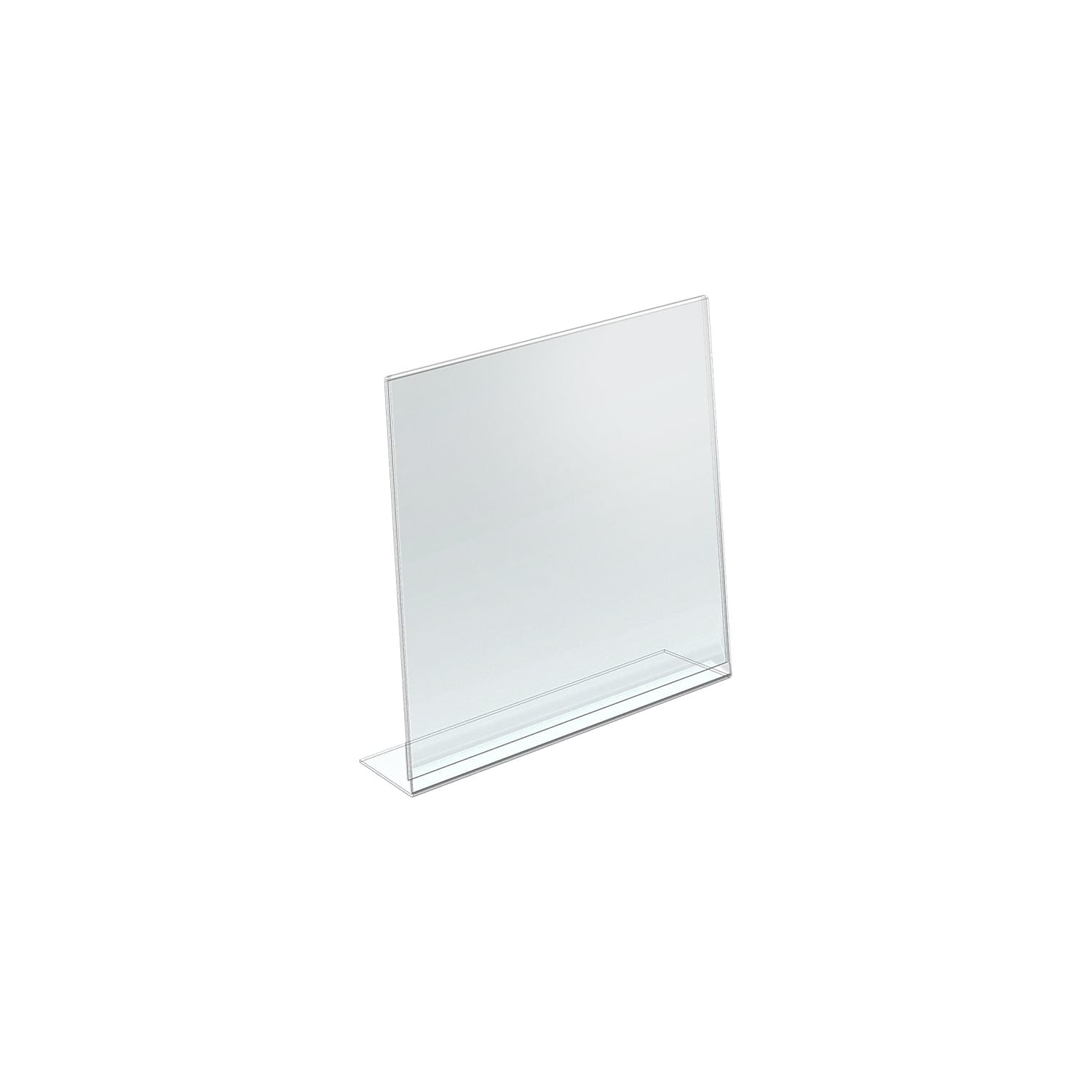 Azar L-Shaped Sign Holders 8.5" x 11" Clear Acrylic 10/Pack (112714 ...
