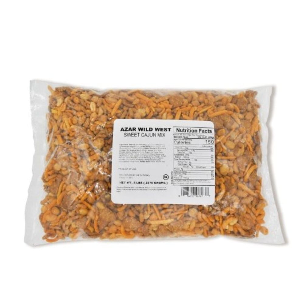 Azar Wild West Sweet Cajun Mixed Nut, 5 Pounds, 2 Per Case - Walmart.com