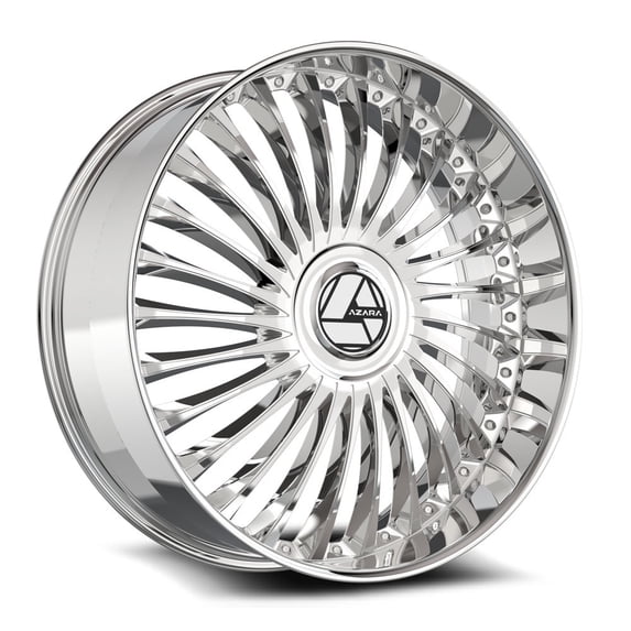 Azara AZX-103 5x115/5x120 22x9.5 +15 Chrome - Walmart.com