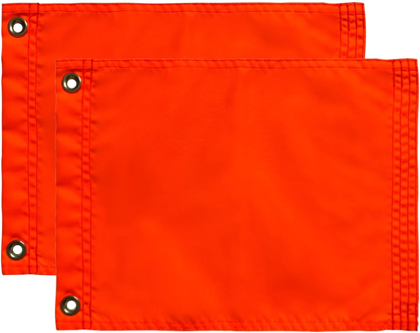 Azcover 2 Pack Orange Flag, 9X12 Safety Flag Heavy Duty Polyester Atv ...