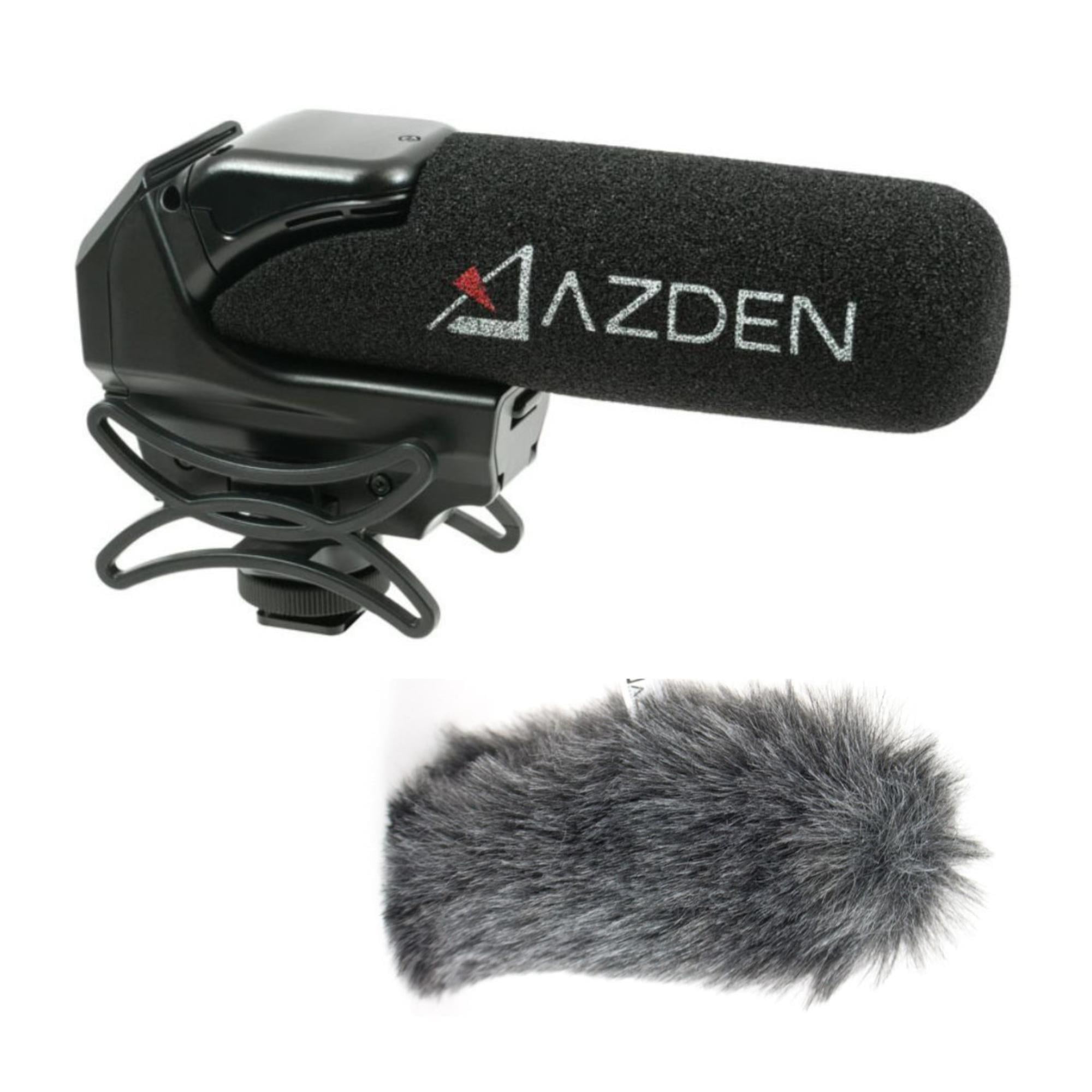 Azden SMX-15 Powered Shotgun Video Microphone with Super-Cardioid Polar ...