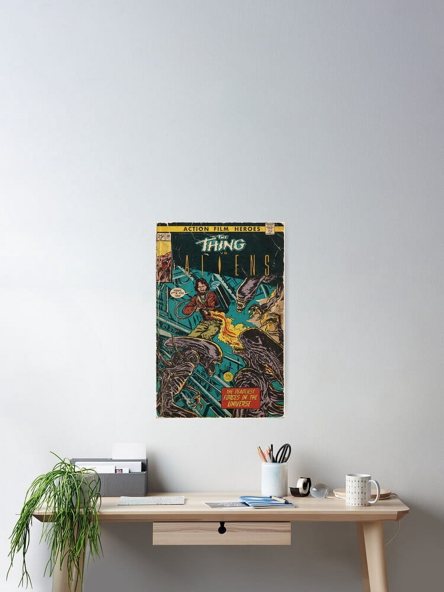 Azhangfsfa The Thing vs. Aliens fan art comic coverHanging paintings ...