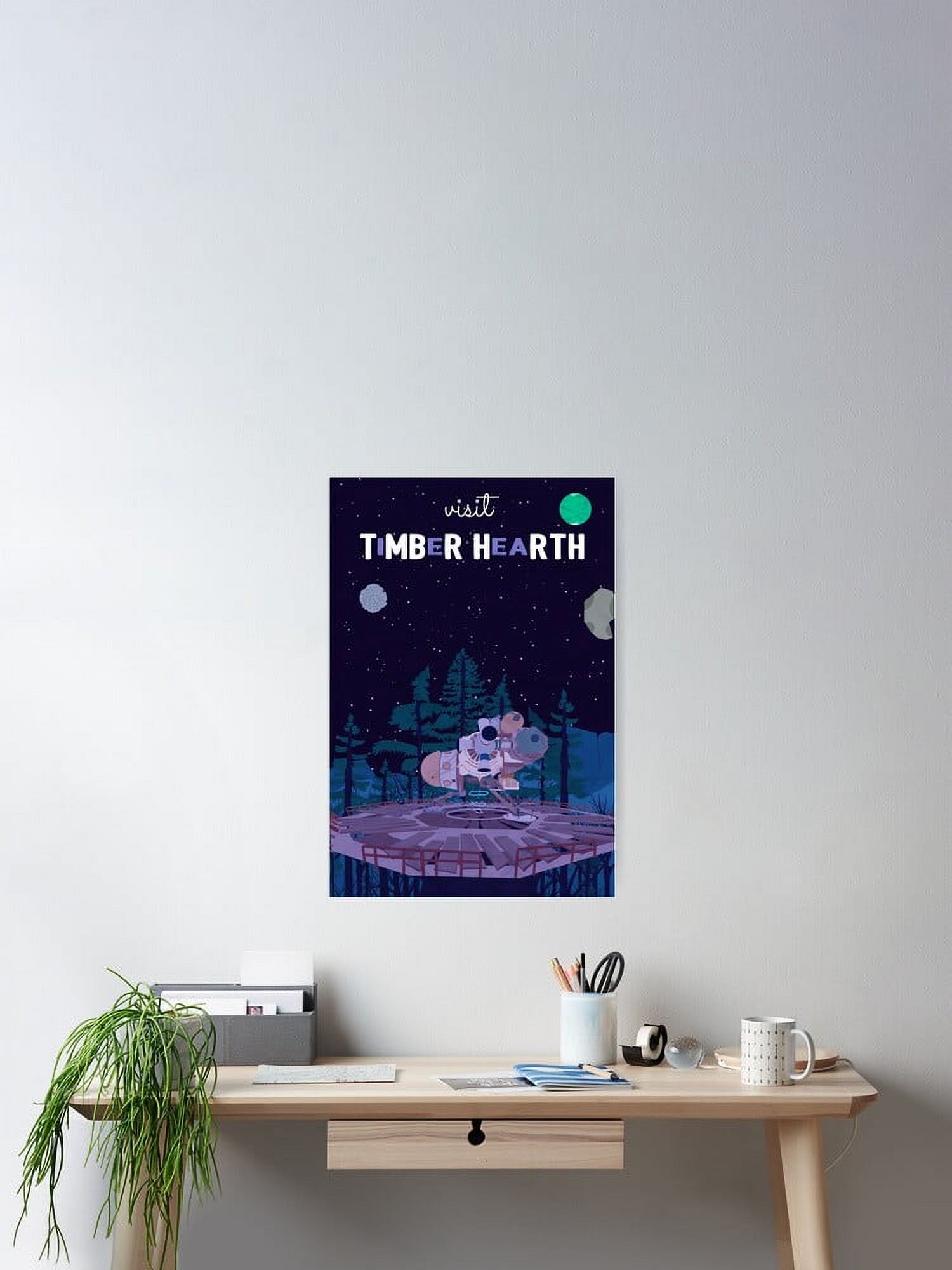 Azhangfsfa Timber Hearth Travel PosterHanging paintings posters ...