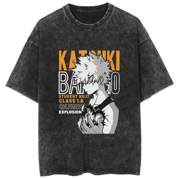 Azikbd Anime Bakugo Katsuki T-shirt, Todoroki Shoto cosplay pullover ...